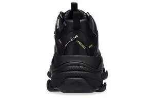 Balenciaga Triple S Allover Logo Sneakers - Black