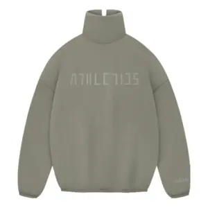 Adidas X Fear Of God Athletics Suede Fleece Mock Neck - Clay