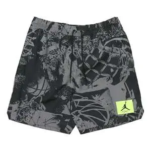 Nike As J Flt Aop Poolside Short - Black