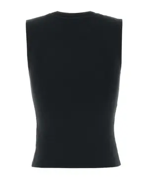 Alexander Wang Logo Fitted Tank Top