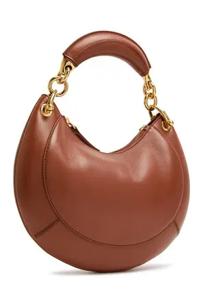 Chloé Banana Leather Shoulder Bag - Orange