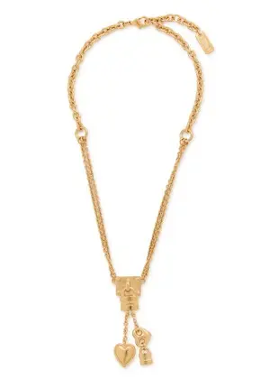 Chloé The Mini Paddington Charm Drop Necklace