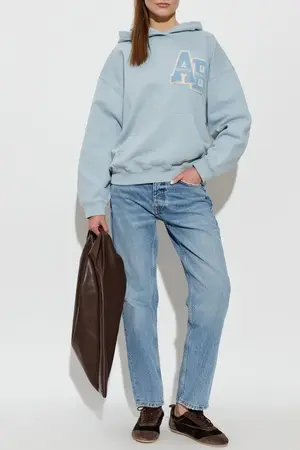 ANINE BING Logo Patch Hoodie
