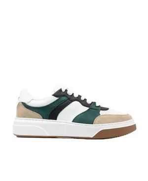 Dsquared2 Panelled Lace-up Sneakers - White