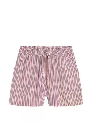 Tommy Hilfiger Vertical Stripe Drawstring Shorts - Red