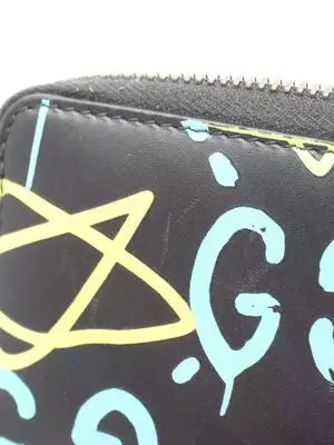 Gucci 2010s Ghost Leather Coin Purse