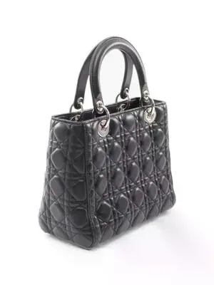 Dior Lady Tote Bag - Black
