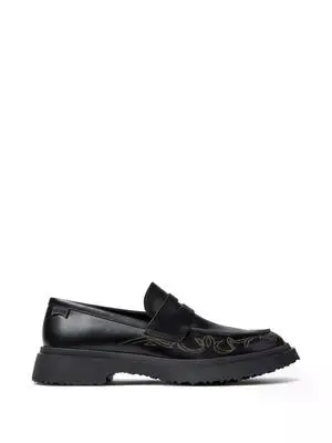 Camper Walden Embroidered Leather Loafers