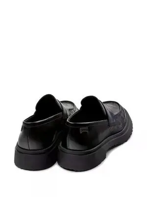 Camper Walden Embroidered Leather Loafers