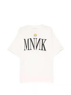 LE MONT SAINT MICHEL Logo-print T-shirt - White