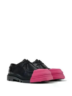 Camper Junction Leather Derby Shoes - Black