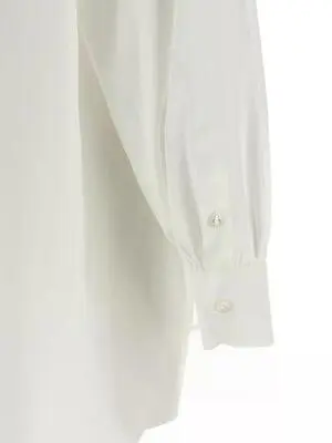 Valentino Garavani Vlogo Embroidered Asymmetrical Blouse