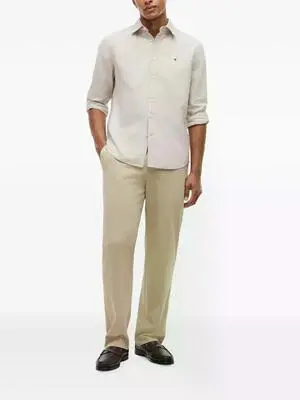 Tommy Hilfiger Logo-embroidered Button-down Shirt