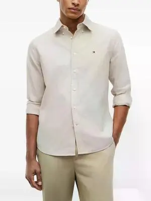 Tommy Hilfiger Logo-embroidered Button-down Shirt