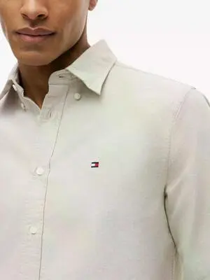 Tommy Hilfiger Logo-embroidered Button-down Shirt