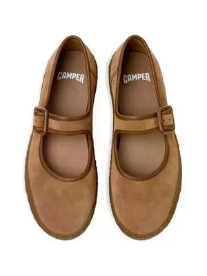 Camper Peu Terreno Suede Ballet Flats