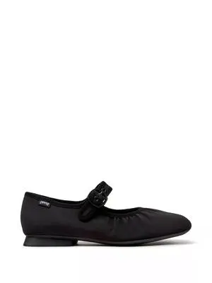 Camper Casi Myra Buckle Ballet Flats - Black