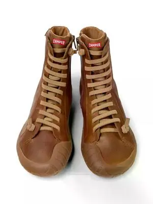 Camper Peu Path+ Leather Ankle Boots