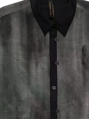 GIOVANNI CAVAGNA Faded-effect Button-down Shirt