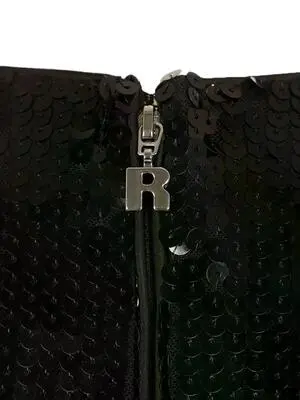 ROTATE BY BIRGER CHRISTENSEN Sequin Embellished Mini Dress - Black