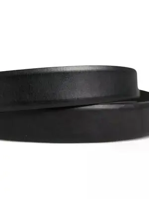 Dolce & Gabbana Leather Belt With Gold-tone Buckle
