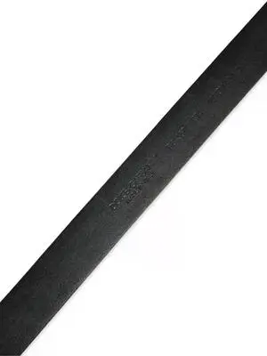 Dolce & Gabbana Leather Belt With Gold-tone Buckle