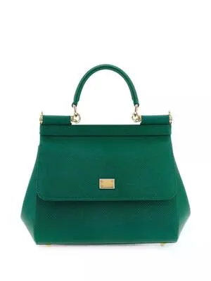 Dolce & Gabbana Small Sicily Tote Bag - Green