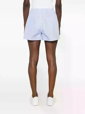 SPORTY & RICH Striped Button-detail Shorts