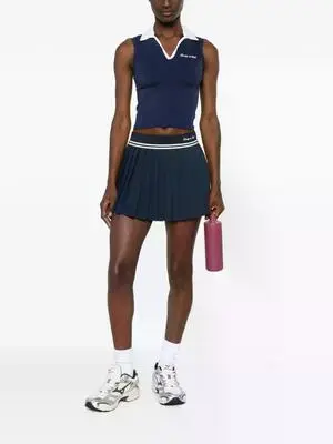 SPORTY & RICH Signature Logo Sleeveless Performance Top