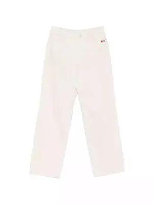 AMISH SUPPLIES Zip-up Straight-leg Jeans - Neutrals