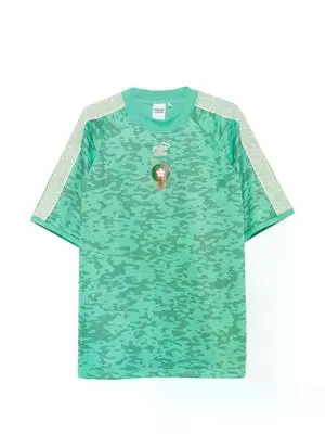 PUMA X Salehe Bembury X Morocco Camouflage-print Raglan-sleeve T-shirt - Red