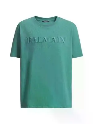 Balmain Vintage Embroidered T-shirt - Blue