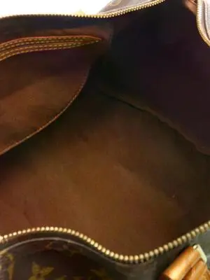 LOUIS VUITTON Monogram Speedy Leather Tote Bag