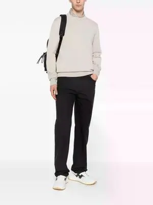 Emporio Armani Logo Plaque Trousers
