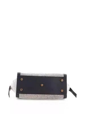 Saint Laurent Monogram Cabas Downtown Tote Bag - Black