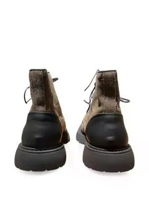 CALCE Suede Panelled Sneakers