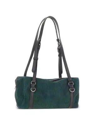 GIANNI CHIARINI Terry Ribbed-suede Shoulder Bag