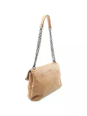 Bottega Veneta 2000s Olympia Intrecciato Shoulder Bag