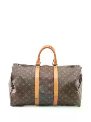 LOUIS VUITTON Keepall 45 Luggage Bag - Brown