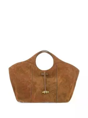 GIANNI CHIARINI Infinity Suede Tote Bag