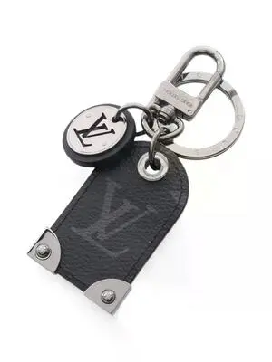 LOUIS VUITTON Monogram Eclipse Travel Tag Bag Charm - Black