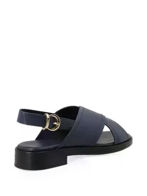 FRAU Crossover Strap Sandals - Blue