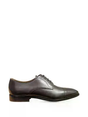 BOSS Lisbon Cap-toe Lace-up Derby Shoes - Brown