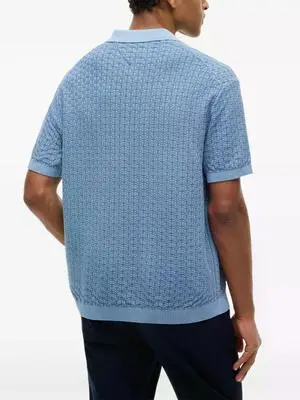 Tommy Hilfiger Basket-weave Polo Shirt