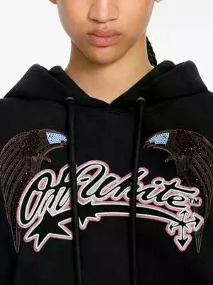 Off-White Swarovski Crystal-embellished Hoodie