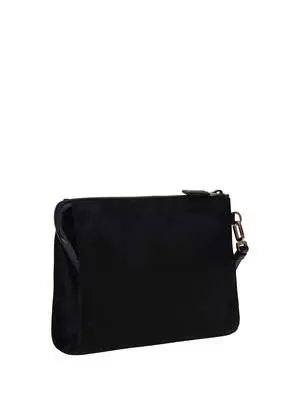 Prada Re-nylon And Saffiano Necessaire Beauty Case - Black