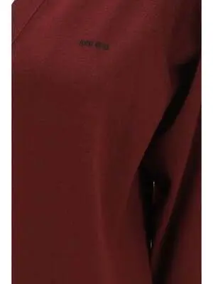 Miu Miu Virgin Wool Cardigan With Collar - Multicolor