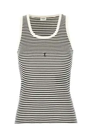 Saint Laurent Striped Tank Top