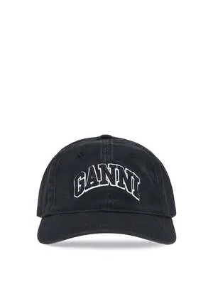 GANNI GANNI Embroidered Logo Baseball Cap Black