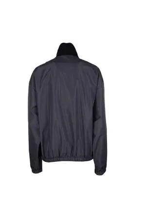 Miu Miu Zip-up Jacket With Pockets And Drawstring Hem